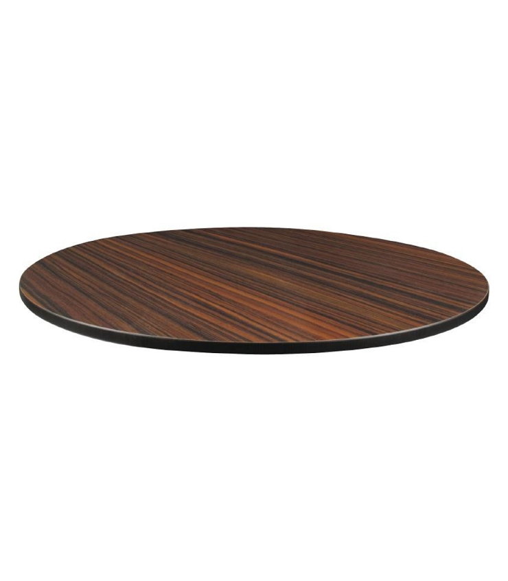 Plateau de table rond compact différents coloris - Equipement CHR